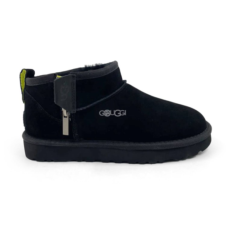 Ugg Women's Ultra Mini Black Zip - купить угги за 10 590 руб. от UGG ...